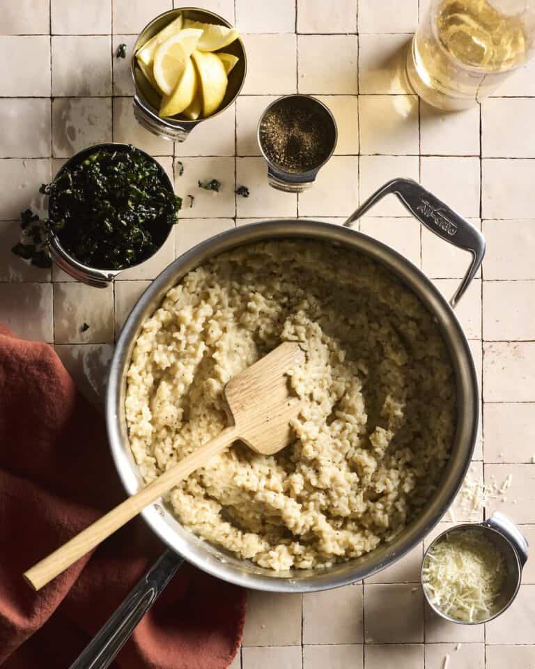 Winter Green Risotto - What's Gaby Cooking