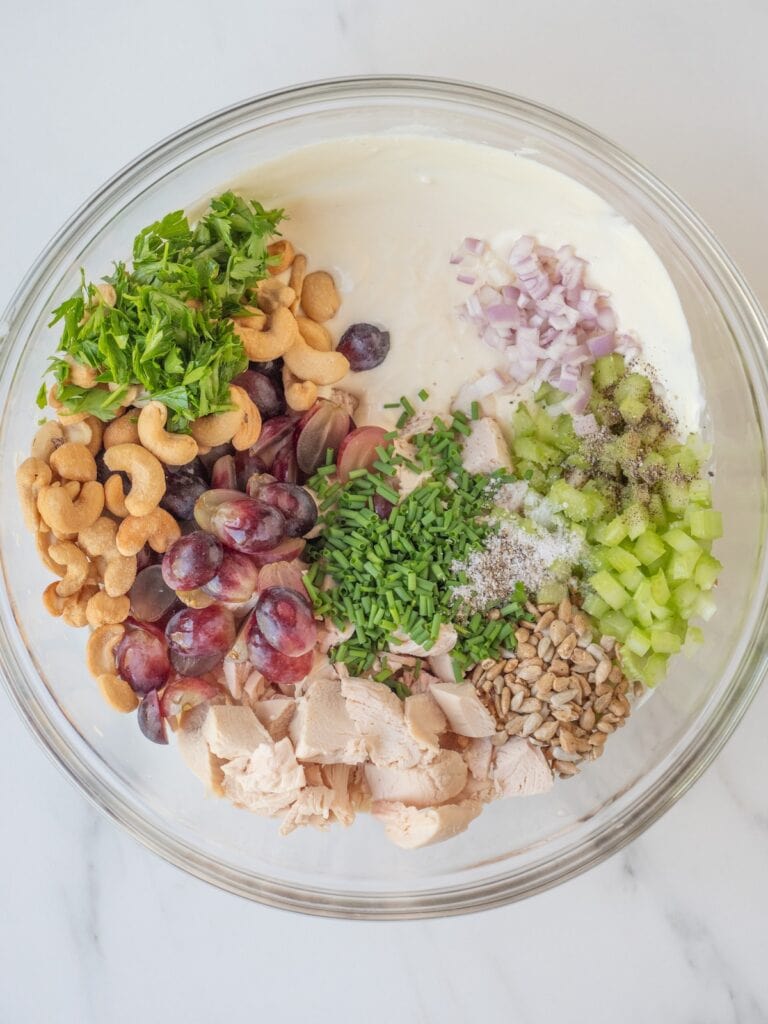 Creamy Herb Chicken Salad - What's Gaby Cooking