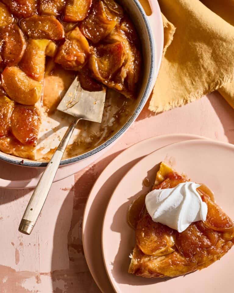 Peach Tarte Tatin - What's Gaby Cooking