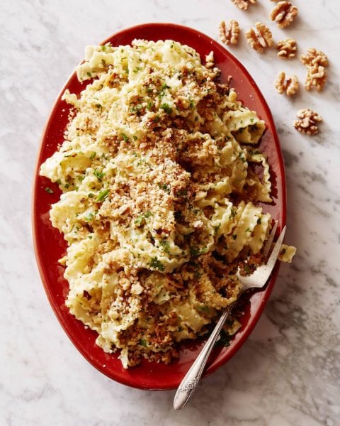 Spicy Walnut Pasta - What's Gaby Cooking