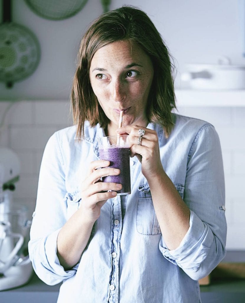 Banana Blueberry Smoothies - What's Gaby Cooking