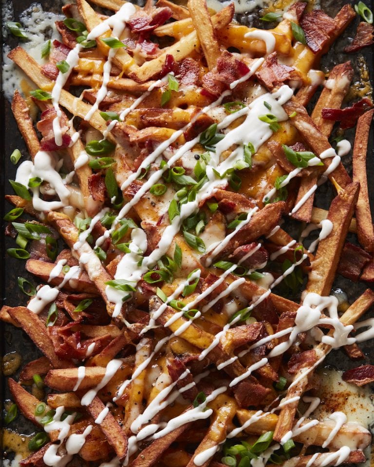 Bacon Cheddar Ranch Fries - What's Gaby Cooking