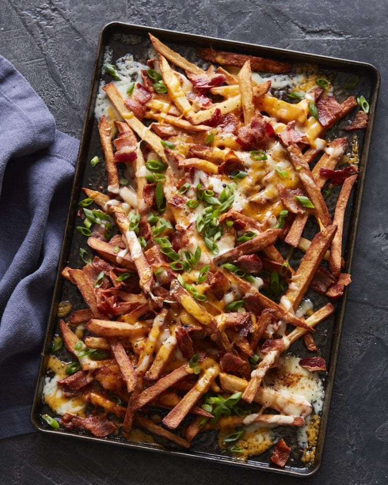 Bacon Cheddar Ranch Fries - What's Gaby Cooking