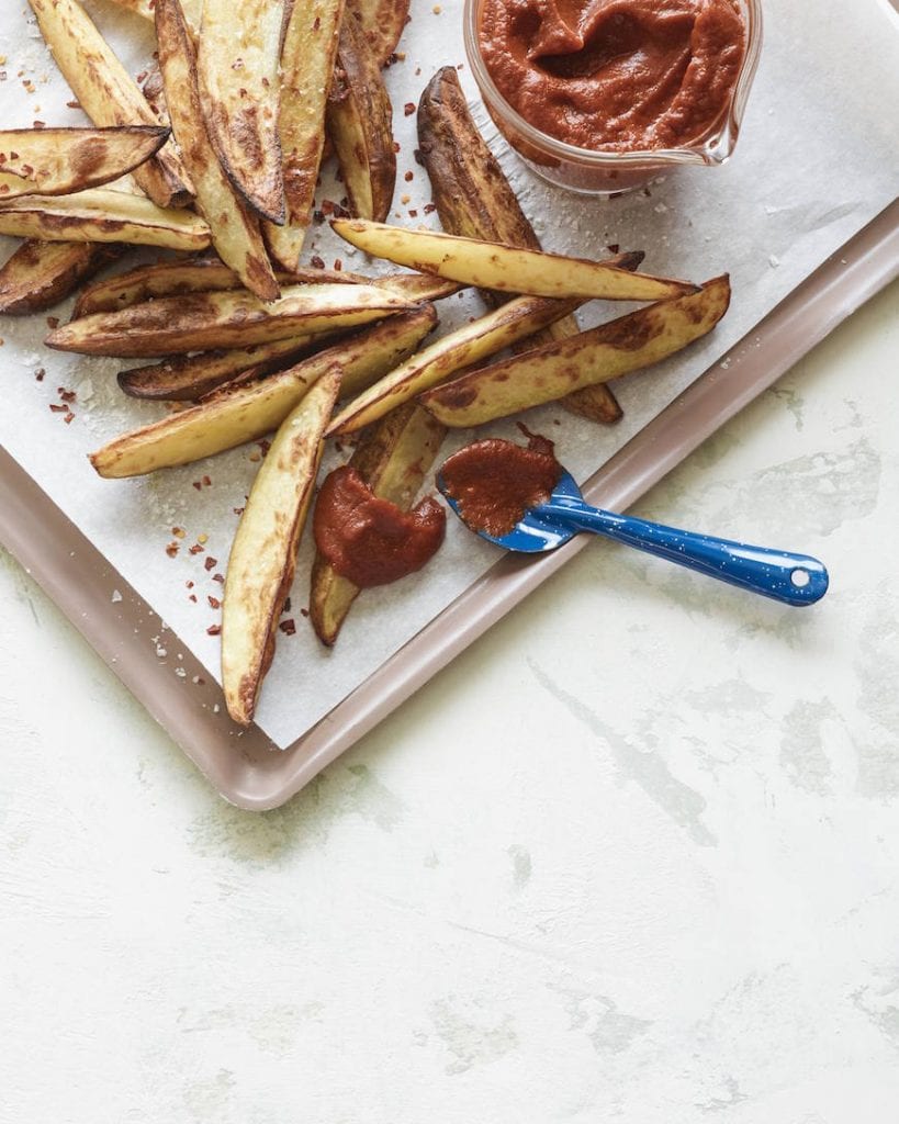 Smoky Wedge Fries - What's Gaby Cooking