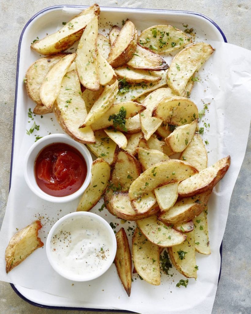 Garlic Wedge Fries - What's Gaby Cooking