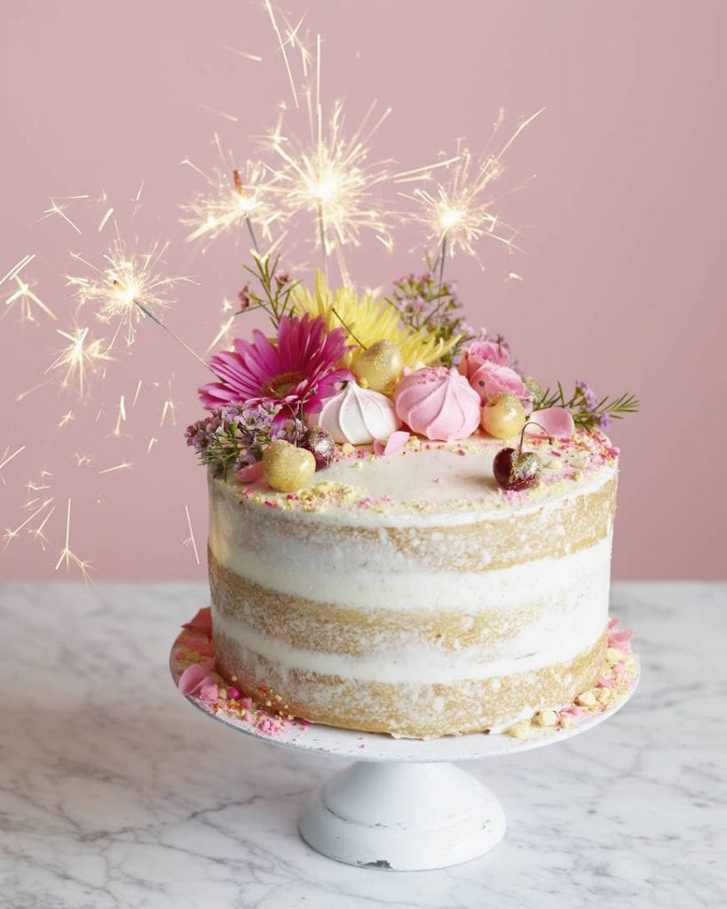 Naked Birthday Cake - What's Gaby Cooking