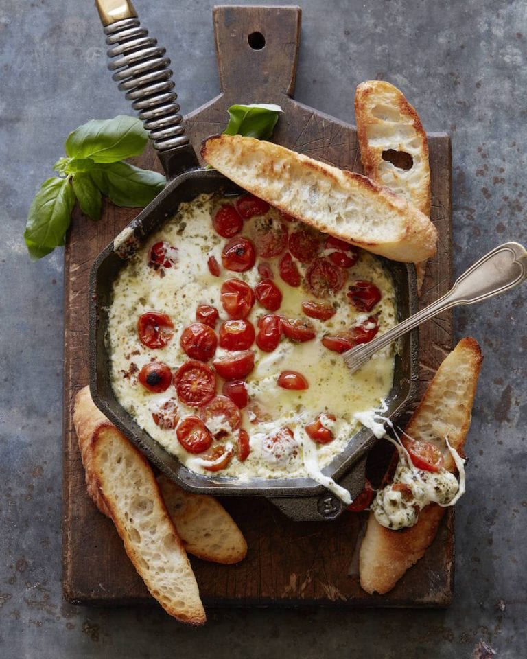 Hot Caprese Dip - What's Gaby Cooking