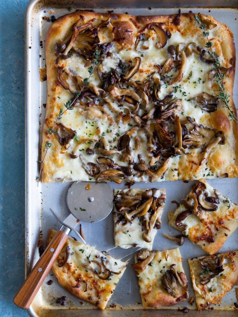 Caramelized Wild Mushroom Pizza - What's Gaby Cooking