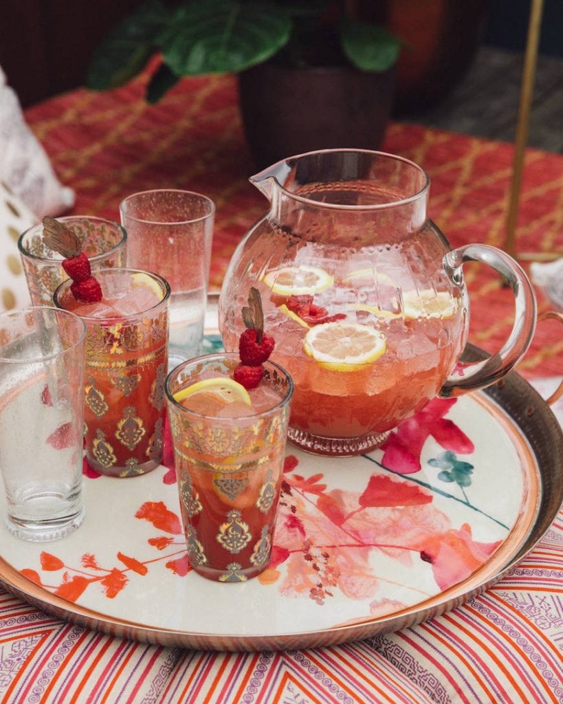 Sparkling Raspberry Lemonade - What's Gaby Cooking