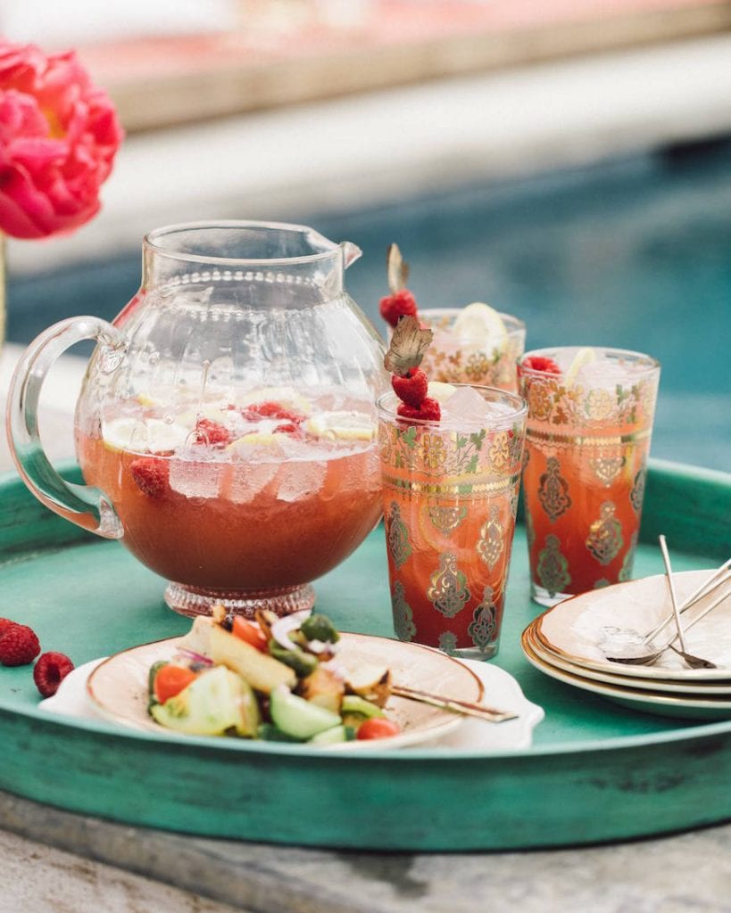 Sparkling Raspberry Lemonade - What's Gaby Cooking