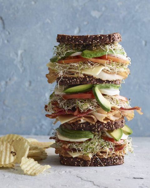 Triple Decker California Club - What's Gaby Cooking